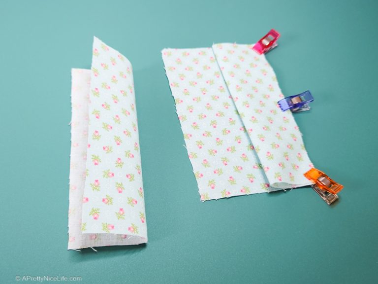 How to sew a fabric pocket tissue holder - A Pretty Nice Life