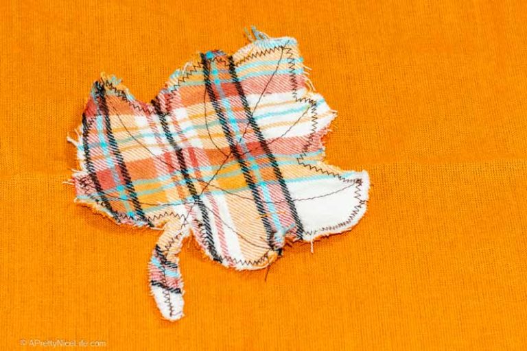 Fall Leaf Coaster Sewing Pattern - A Pretty Nice Life