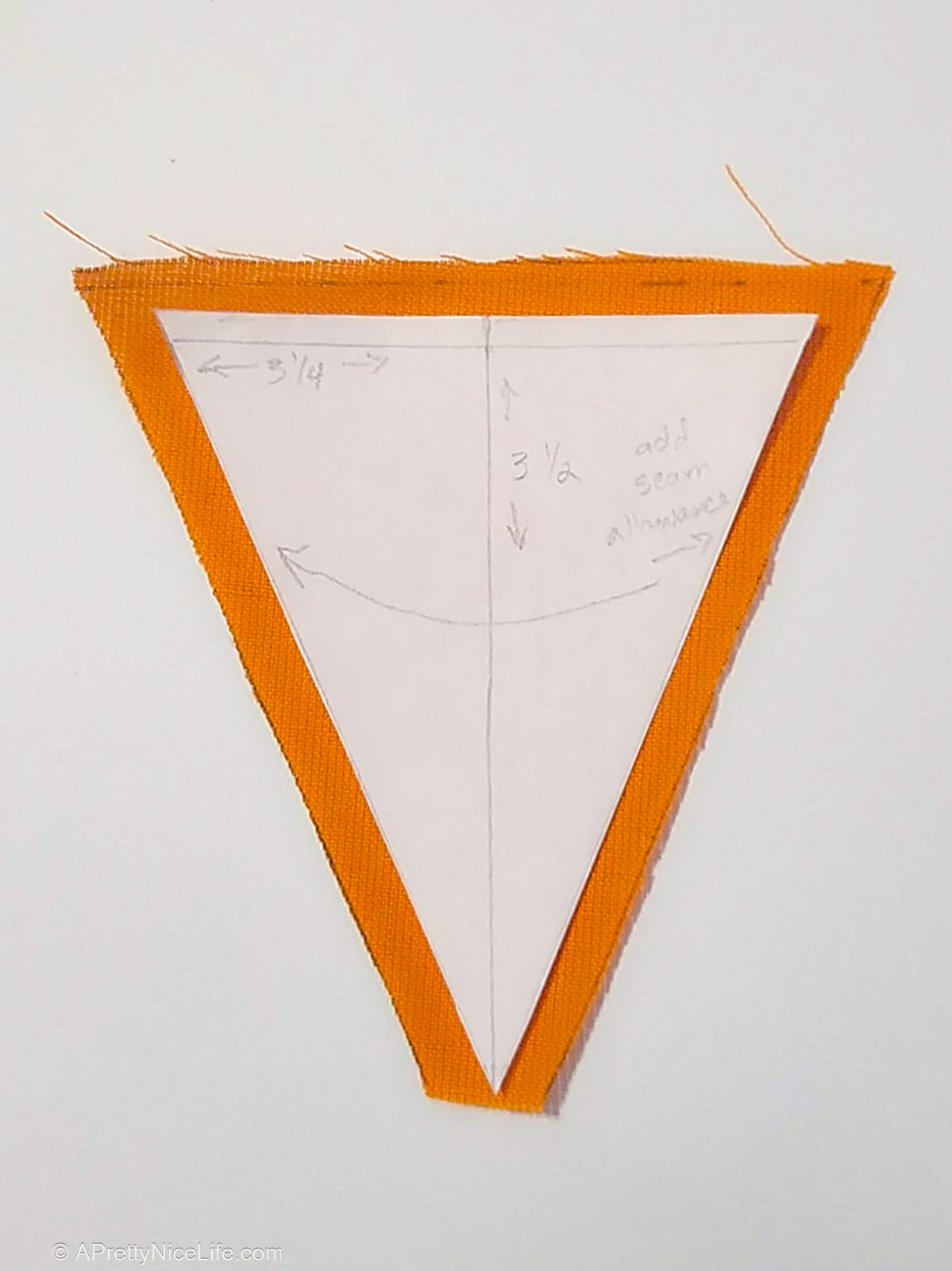 Cute Spring Craft | DIY Fabric Carrot Pattern - A Pretty Nice Life