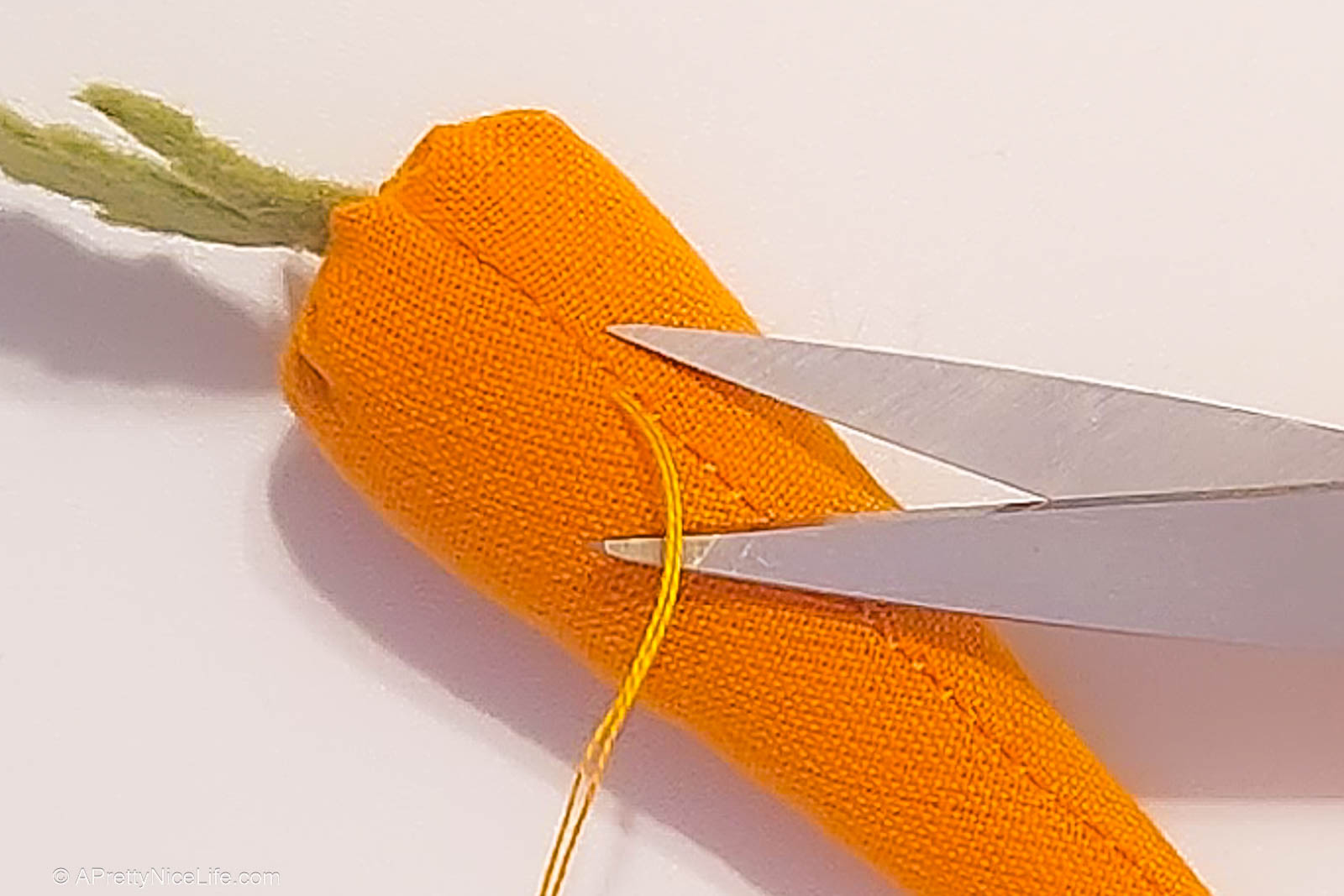 Cute Spring Craft | DIY Fabric Carrot Pattern - A Pretty Nice Life