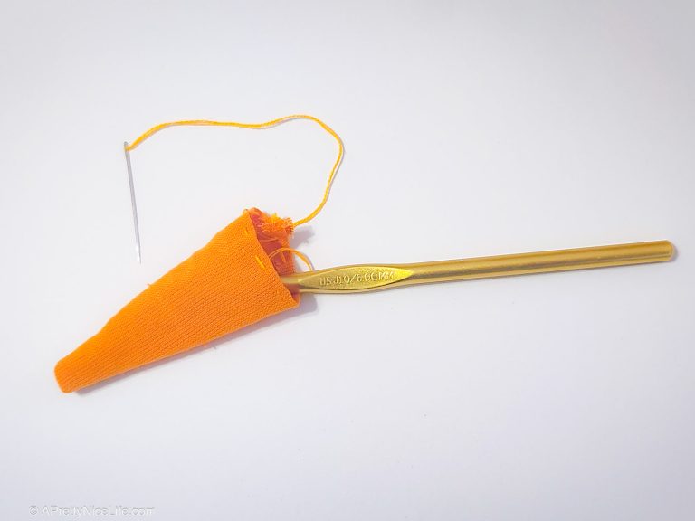 Cute Spring Craft | DIY Fabric Carrot Pattern - A Pretty Nice Life