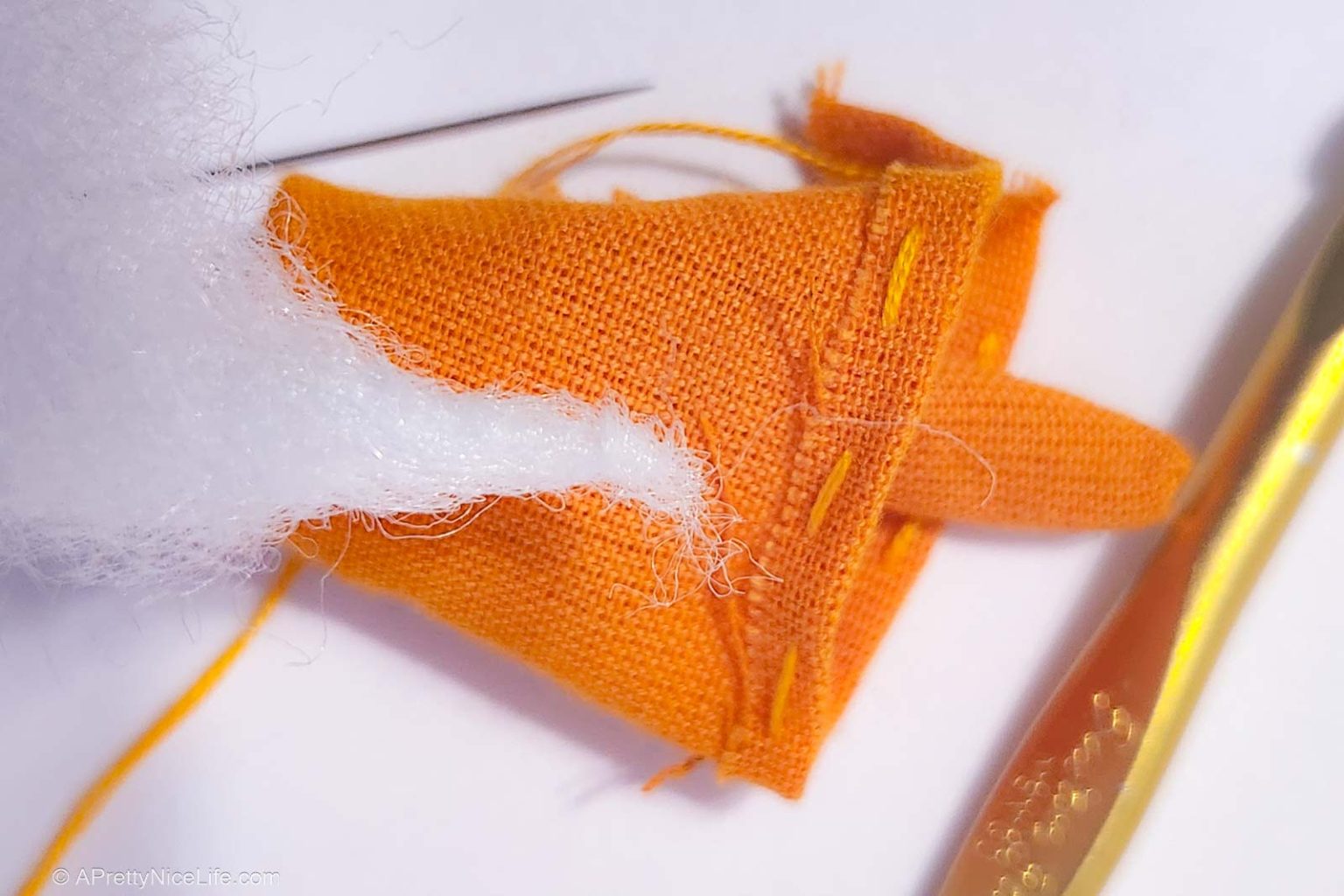 Cute Spring Craft | DIY Fabric Carrot Pattern - A Pretty Nice Life